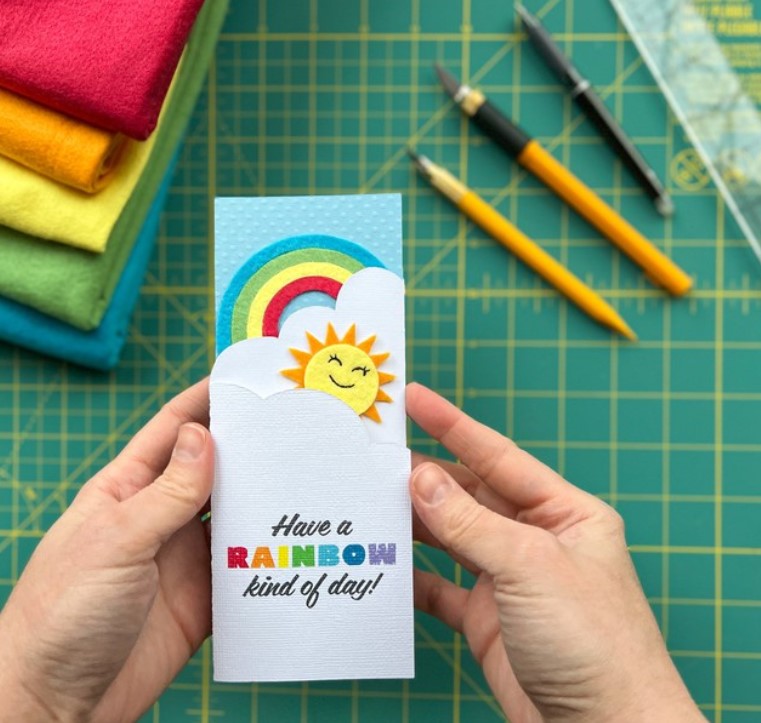 Easy Cheerful Summer Fold Card Tutorial