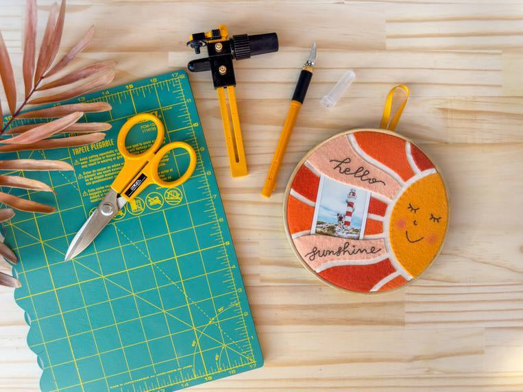 How to Make a Wooden Hoop Frame for Your Summer Memories