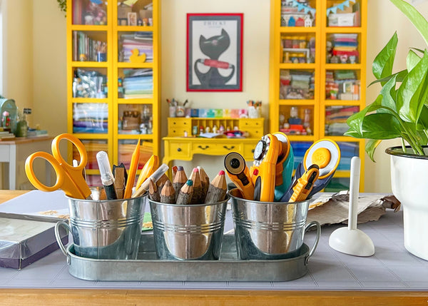 PAPER 101 SERIES - How To Make A Well-Organized Craft Studio At Home ...