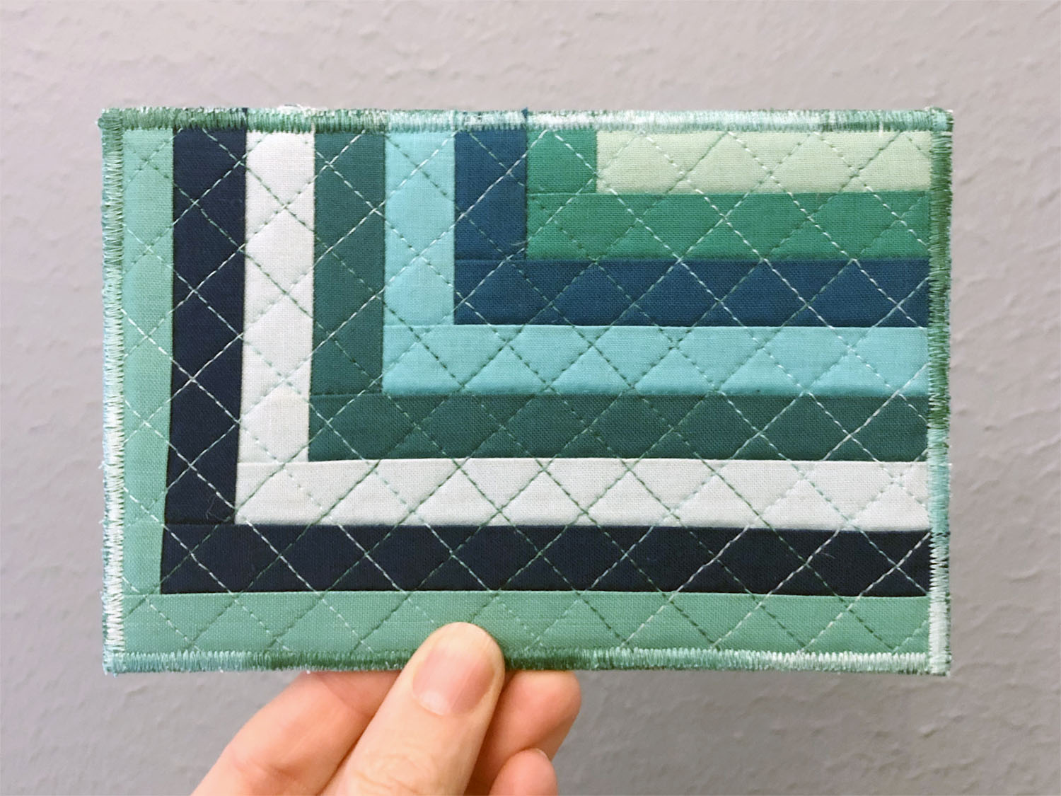 Quilted Fabric Postcard Tutorial