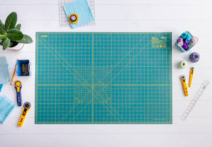 OLFA RM-MG 24" x 36" Green Double-Sided Self-Healing Rotary Mat – OLFA.com