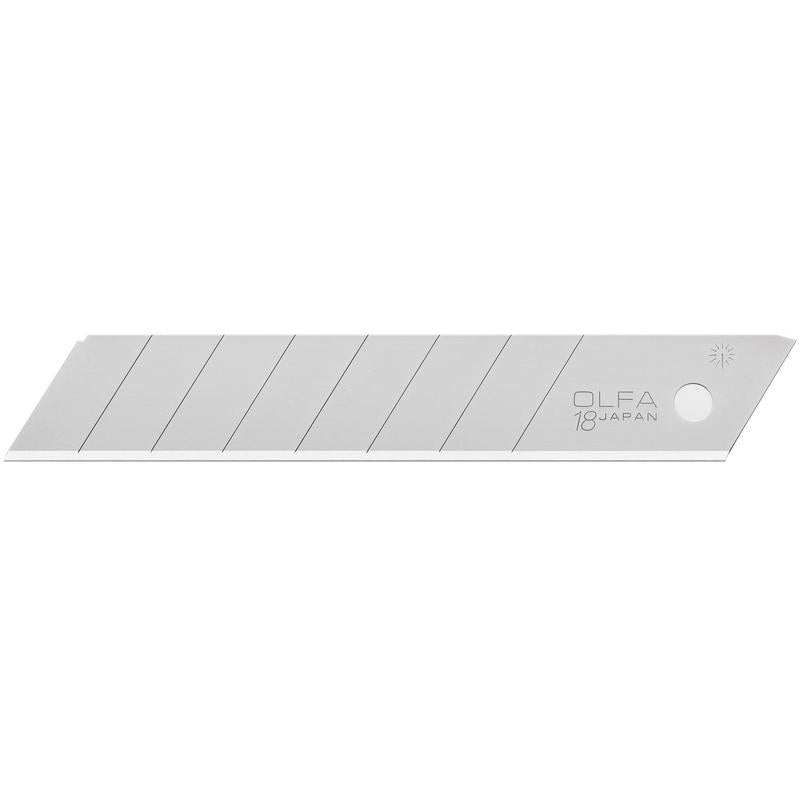 OLFA 18mm LB Silver Snap Blades - 5, 10, 50 or 100 Packs – OLFA.com