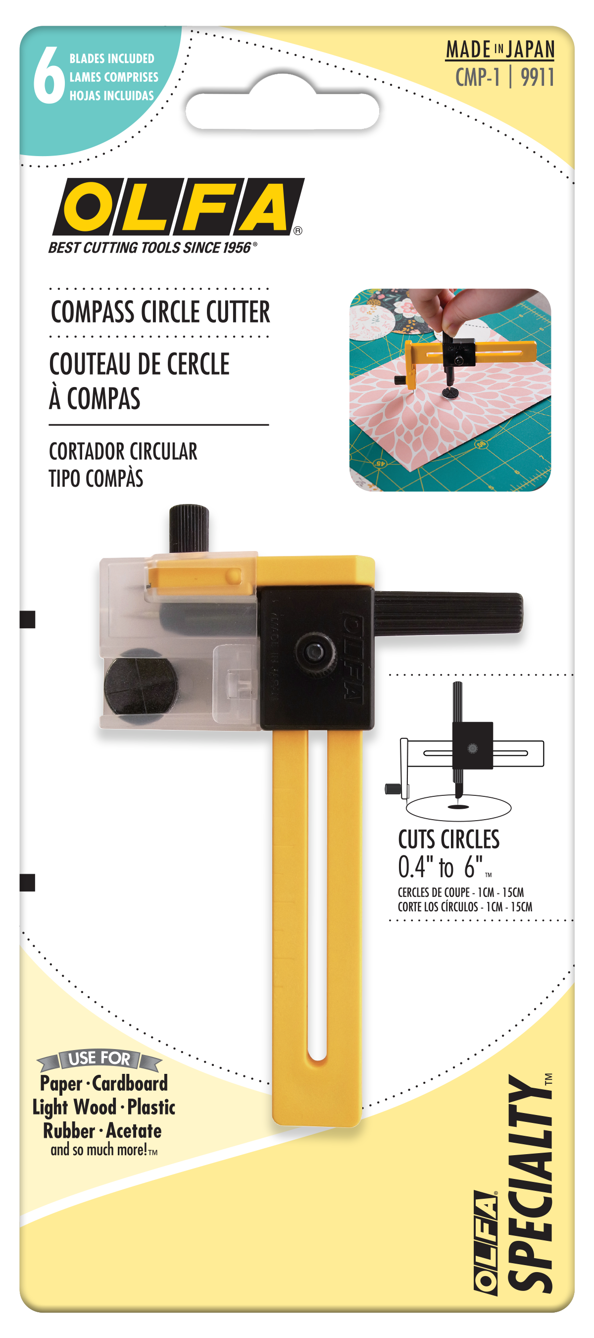OLFA CMP-1 Compass Circle Cutter – OLFA.com