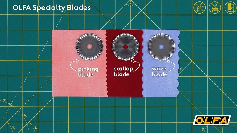 OLFA PIB45-1 Stainless Steel Pinking Blade, 1pk – OLFA.com