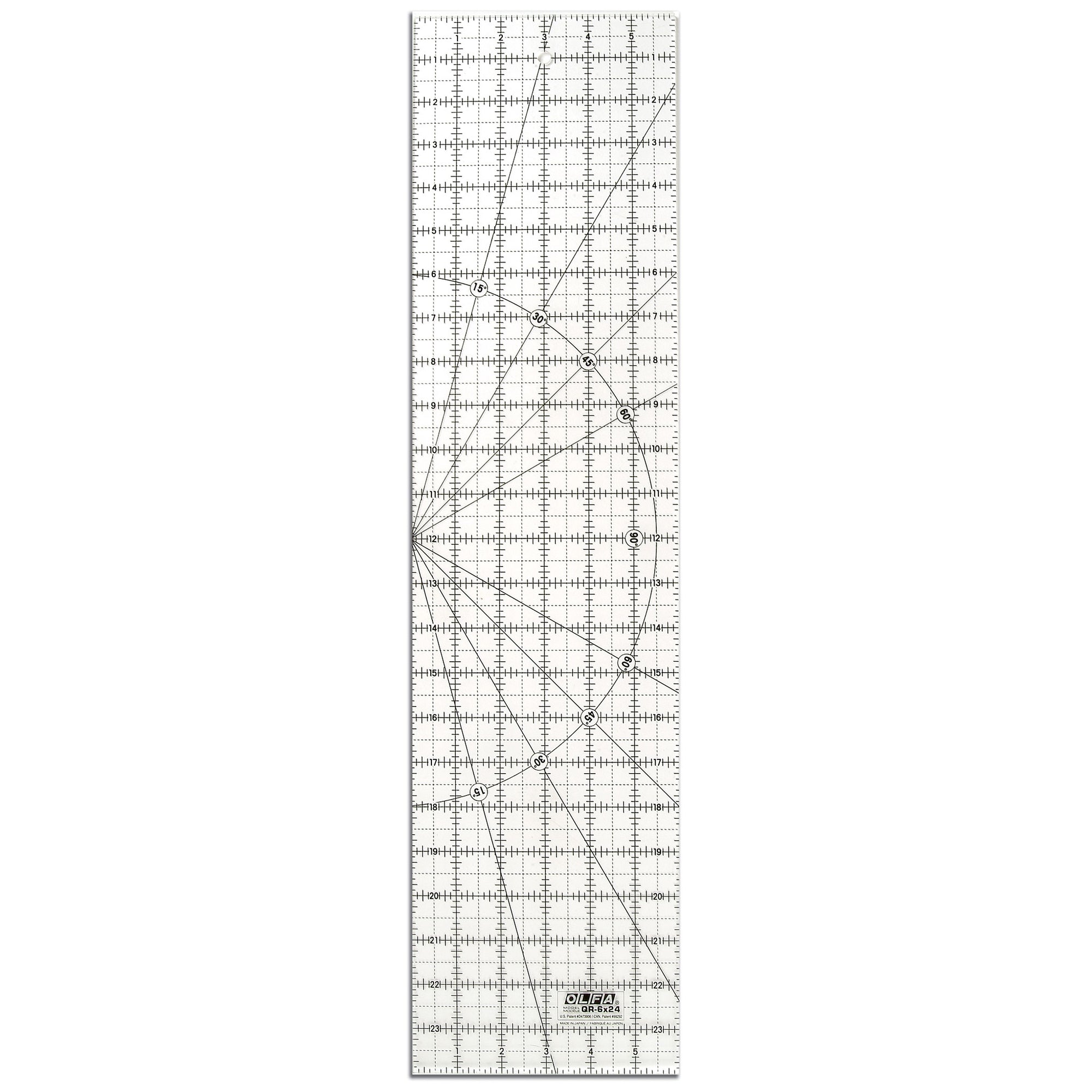 OLFA QR-6x24 6" x 24" Frosted Acrylic Ruler – OLFA.com