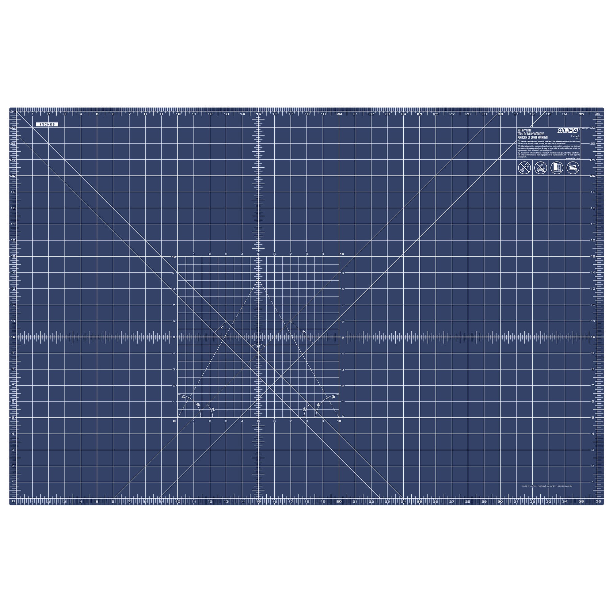 OLFA RM-MG/NBL 24"x36 Double-Sided, Self-Healing Rotary Mat – OLFA.com