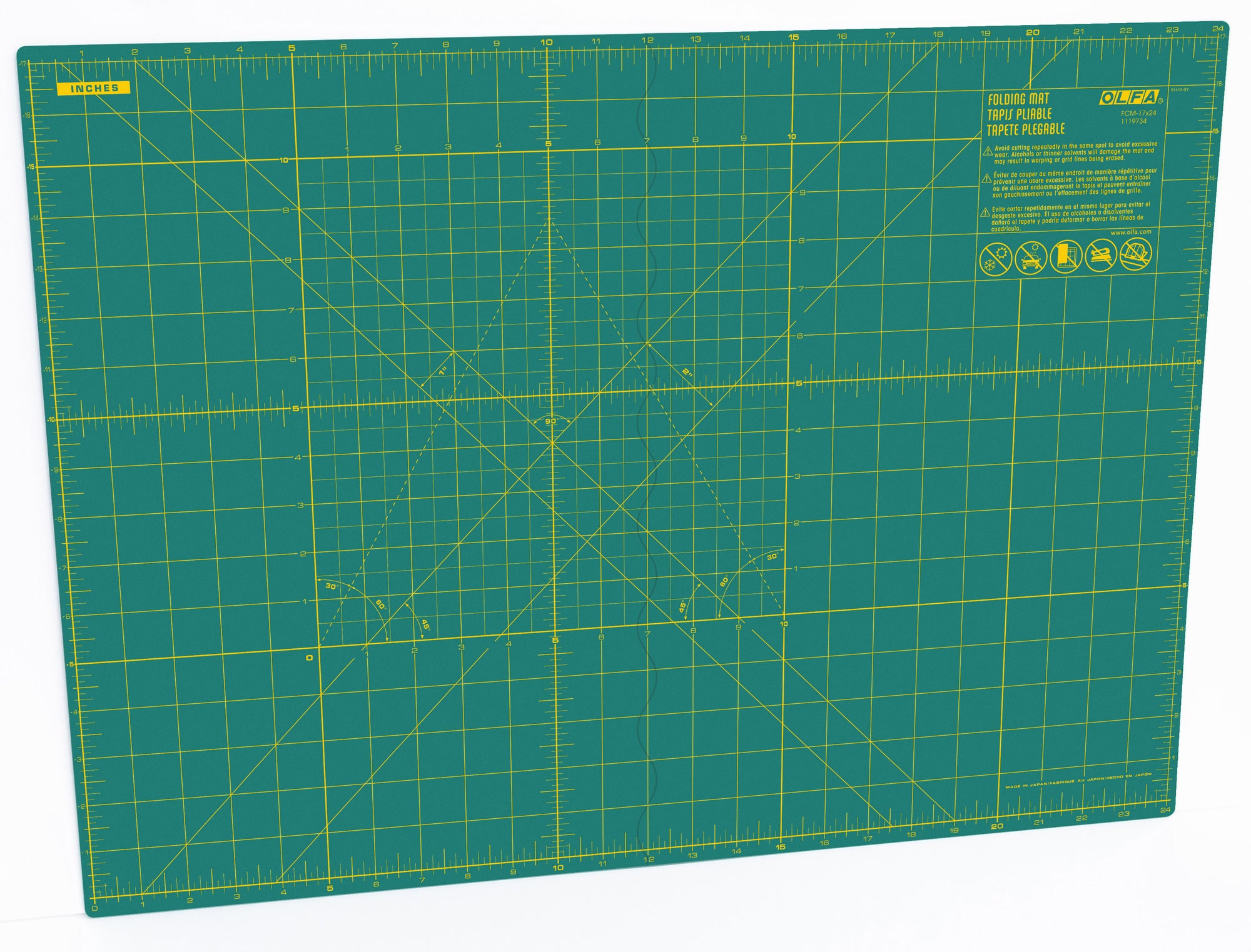 OLFA FCM-17x24 17" x 24" Folding Cutting Mat – OLFA.com
