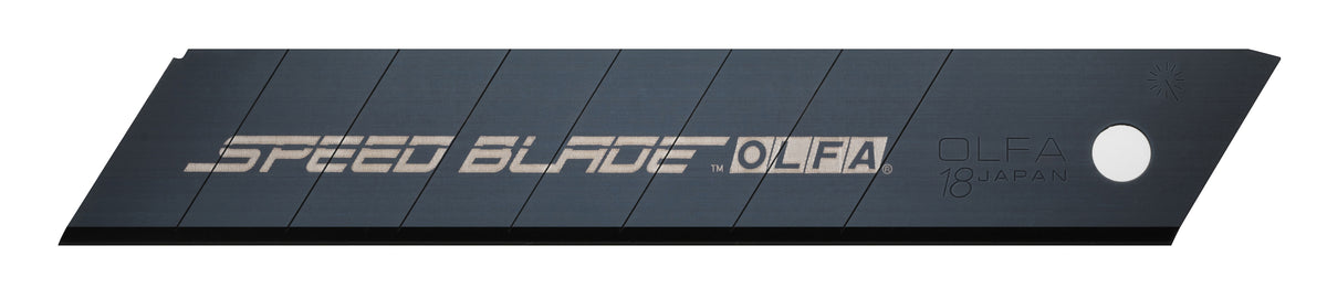 OLFA 18mm LFB-10B Ultra-Sharp Black Speed Blades 10pk