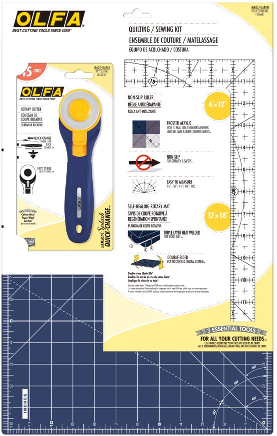 OLFA RTY-2C/STQR NBL Quilting and Sewing Kit – OLFA.com