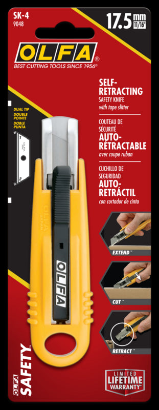 OLFA SK-4 Semi-Automatic Self-Retracting Safety Knife – OLFA.com