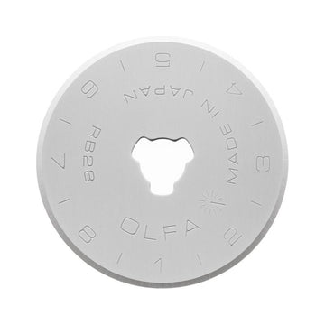 OLFA 28mm RB28 Tungsten Steel Rotary Blade - 2, 5, or 10 Packs