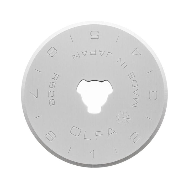 OLFA 28mm RB28 Tungsten Steel Rotary Blade - 2, 5, or 10 Packs
